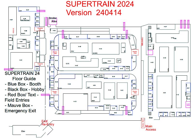 SUPERTRAIN 2025 - Floor Plan